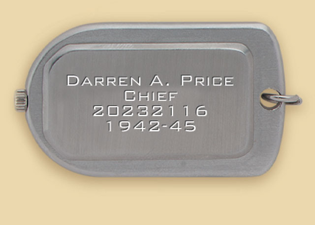 Dog Tag Watch | Vetcom.com | Personalized Military Gifts | Vietnam War ...