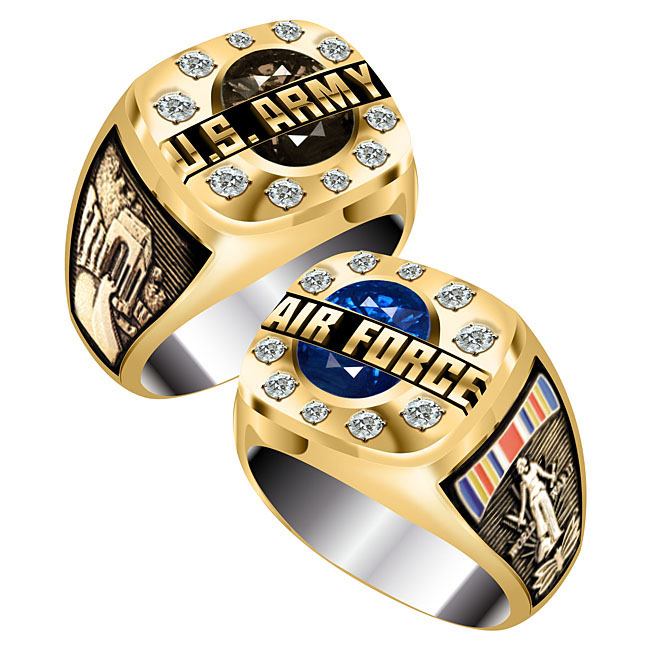 World War II Service Rings | Vetcom.com | Personalized Military Gifts ...