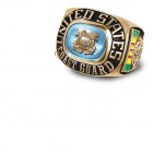 Vietnam War Service Center Birthstone Ring | Vetcom.com | Personalized ...