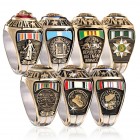 U.S. Army War Veteran Career Service Rings | Vetcom.com | Personalized ...