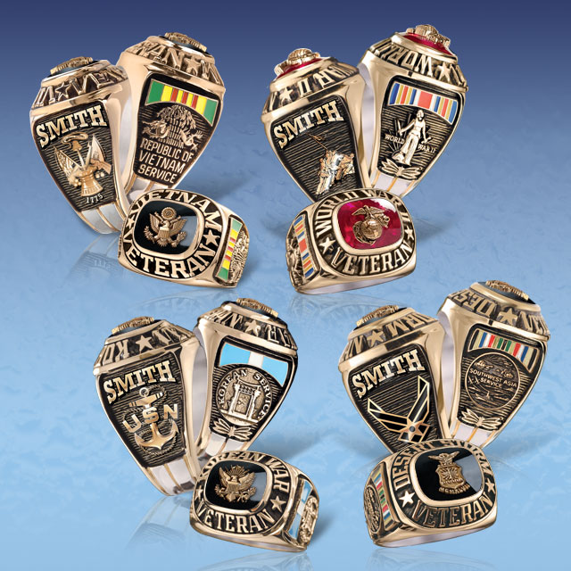 Iraq Veteran Signature Rings | Vetcom.comPersonalized Military Gifts ...