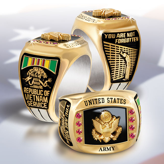 Vietnam Military Service Rings | Vetcom.com | Personalized Military ...